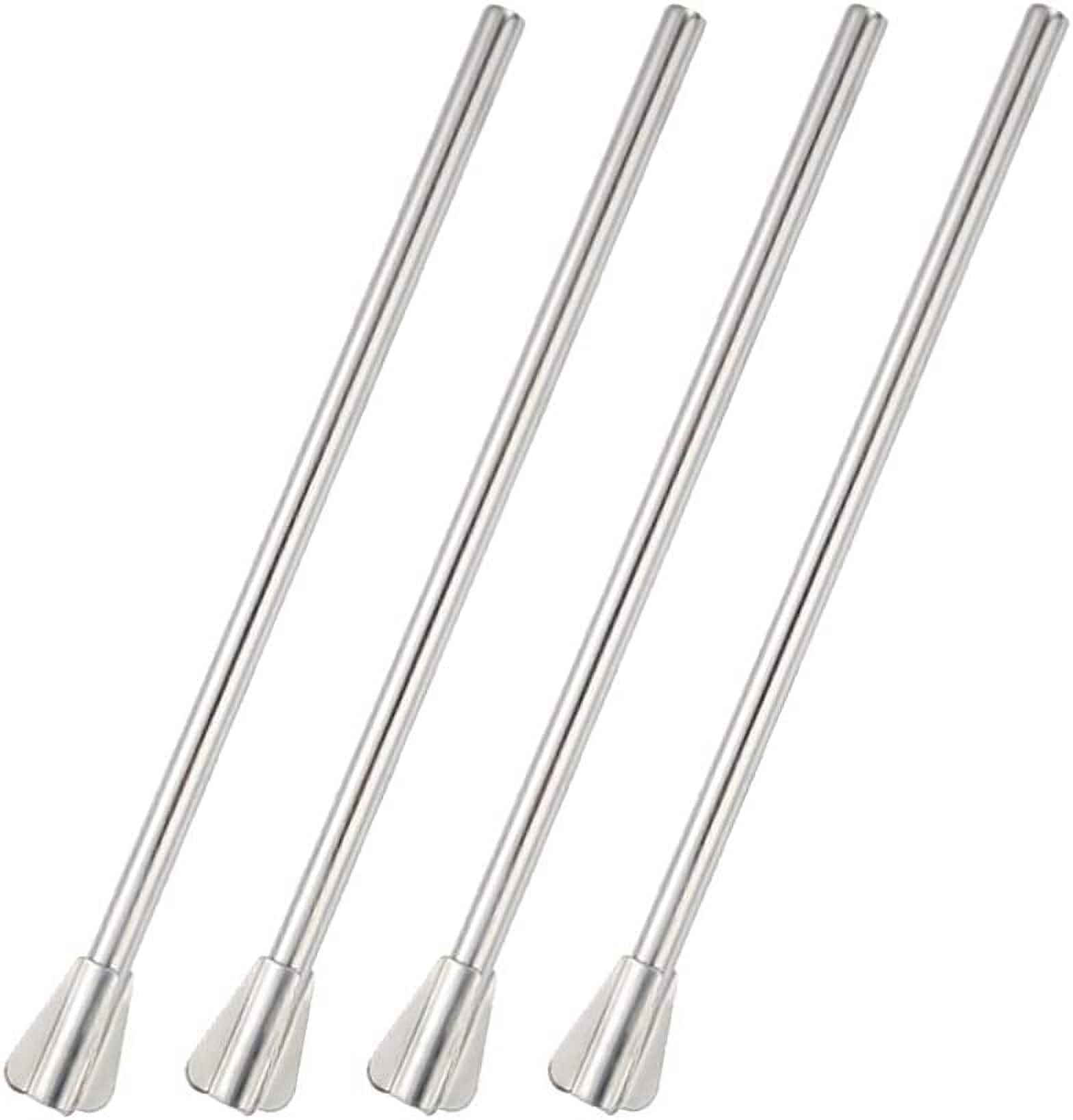 Coffee Stirrers Coffee Stirrers 4PCS Stainless Steel Straws, Cocktail ...
