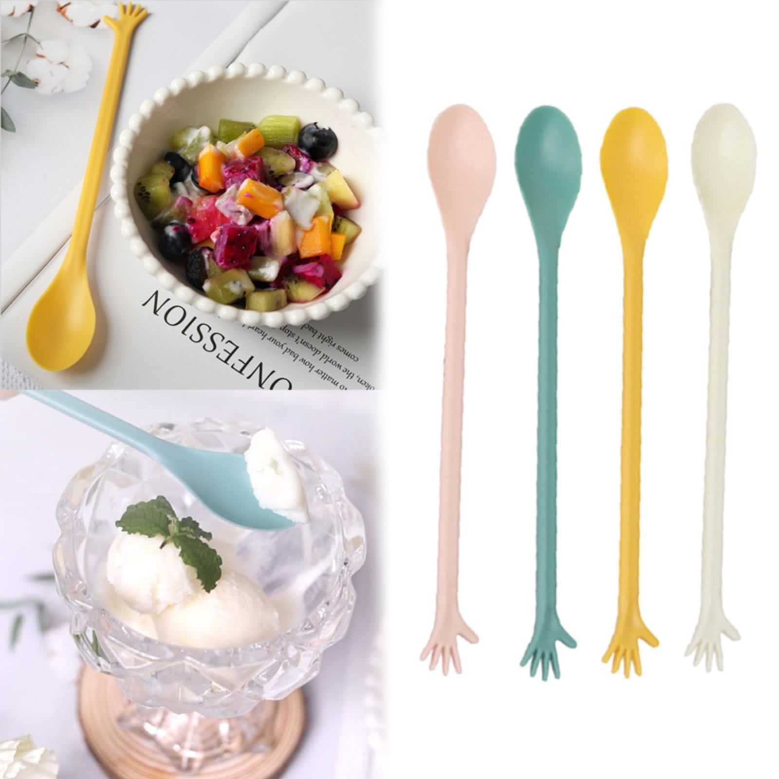 Coffee Stirring Spoon-Long Handle Spoons Latte Machiatto Tall Iced Tea ...