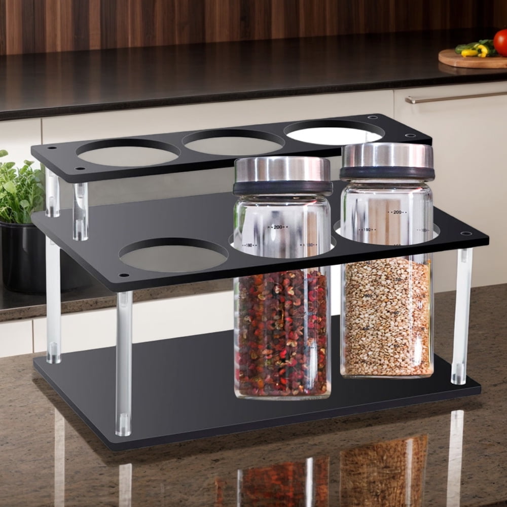 Coffee Syrup Organizer Acrylic Syrup Rack for Coffee 2-Tier Stand ...