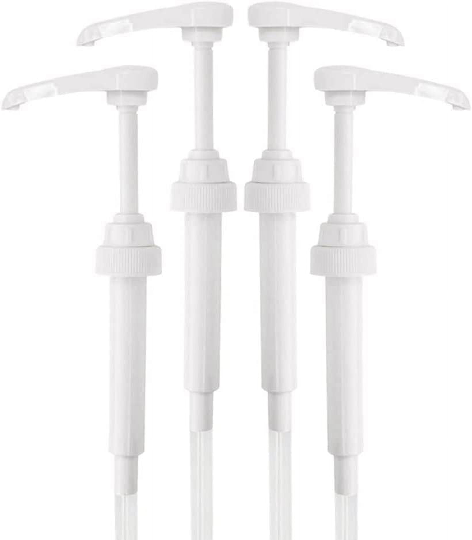 Coffee Syrup Pump Dispenser, 4 Pack, 28mm Threaded Collar, Fits Torani ...