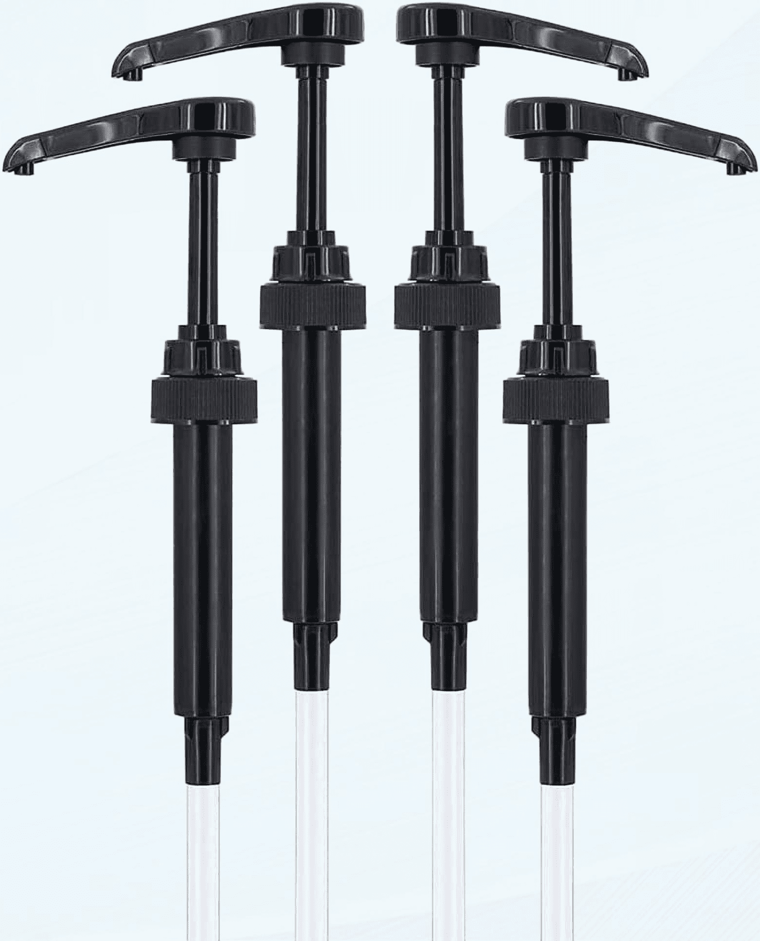 Coffee Syrup Pump Dispenser, 4 Pack Syrup Pump for 750ml/25.4 oz Syrup ...