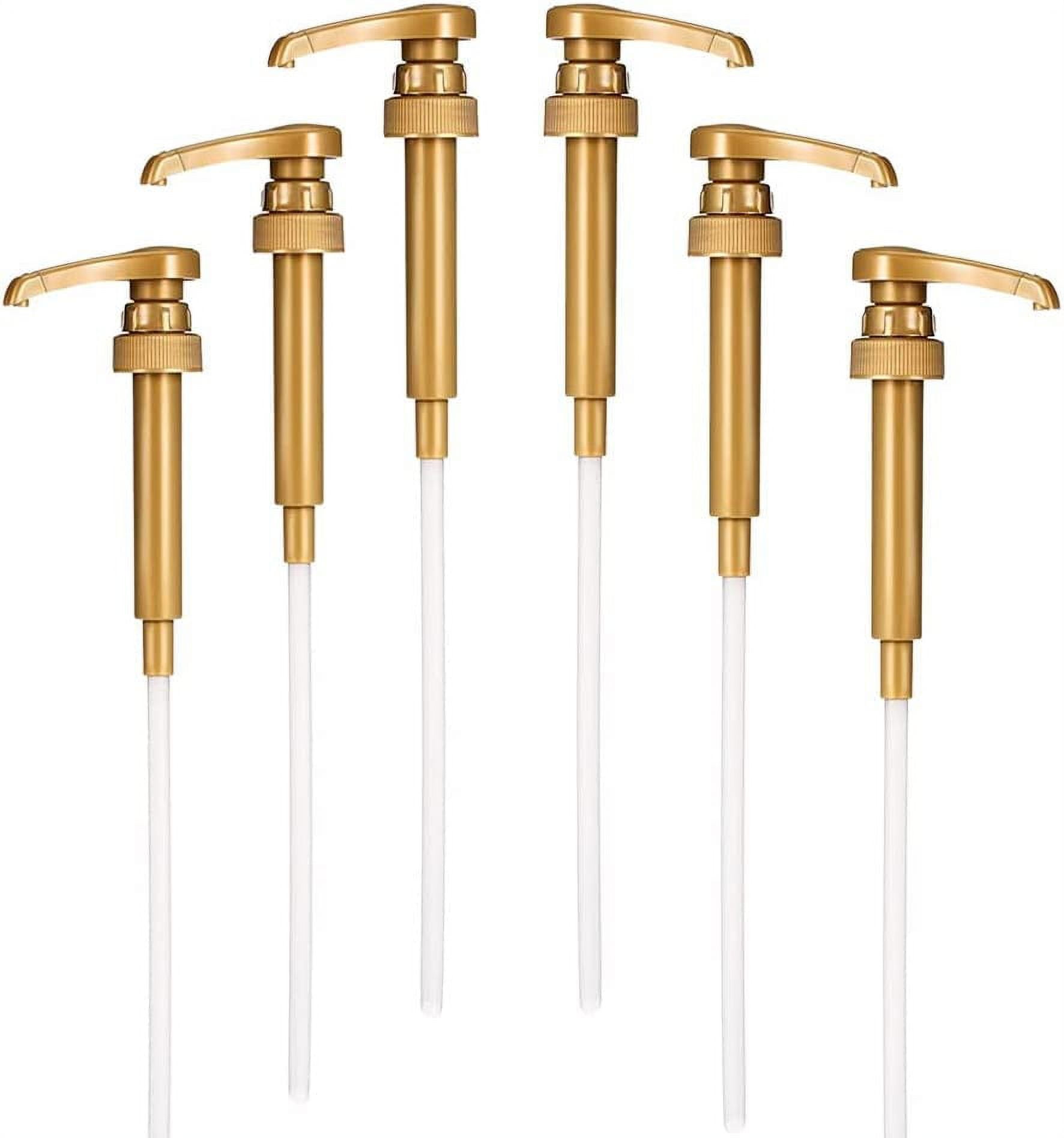 Coffee Syrup Pump Dispenser, 6 Pack Syrup Pump for 750ml/25.4 oz Syrup ...