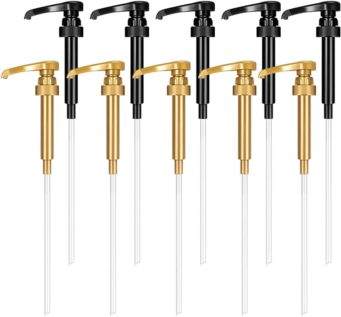 Coffee Syrup Pumps, 10Pcs Coffee Syrup Pump Dispenser for Coffee Syrup ...