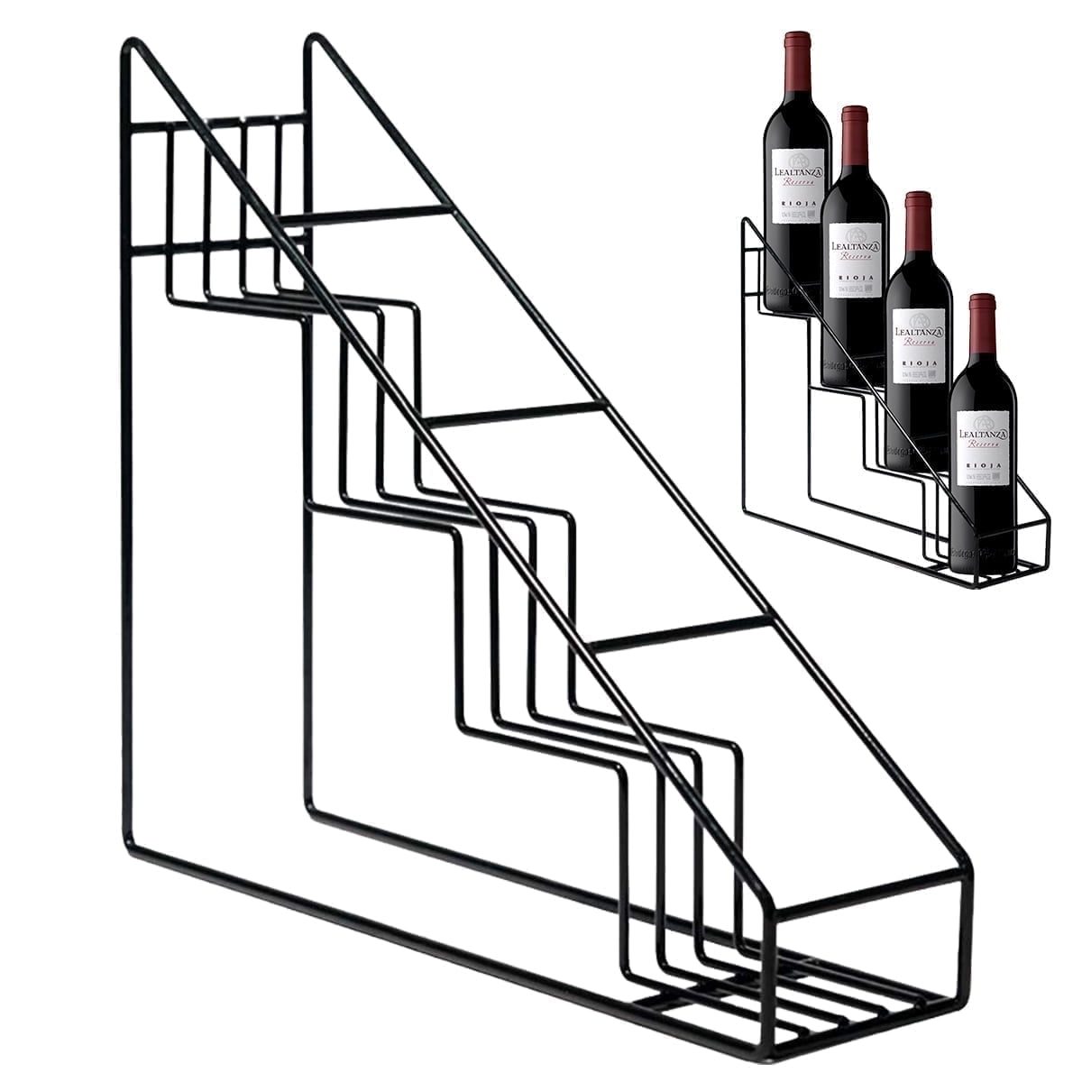 Coffee Syrup Rack for Coffee Bar Accessories Fits with Torani and Monin ...
