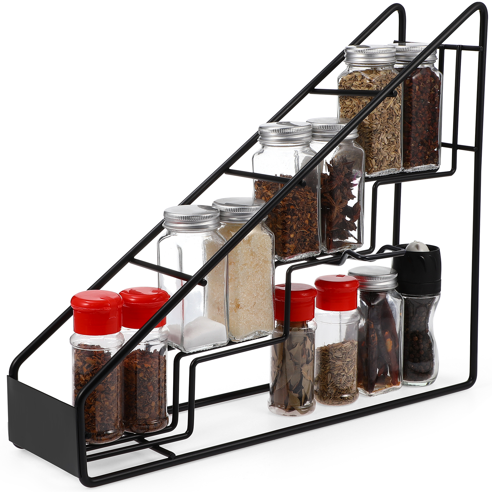 Coffee Syrup Wire Rack Syrup Bottle Holder Stainless Steel Display ...