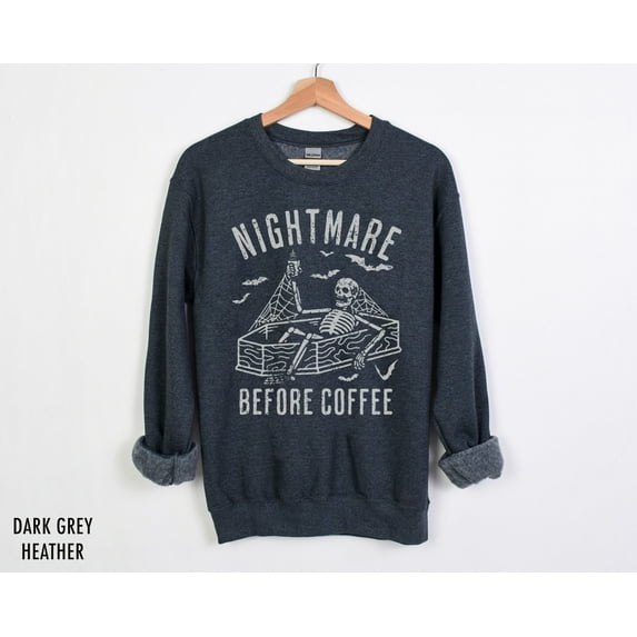 Coffee T-Shirt, Skeleton T-Shirt, Skeleton Coffee, Halloween T-Shirt ...