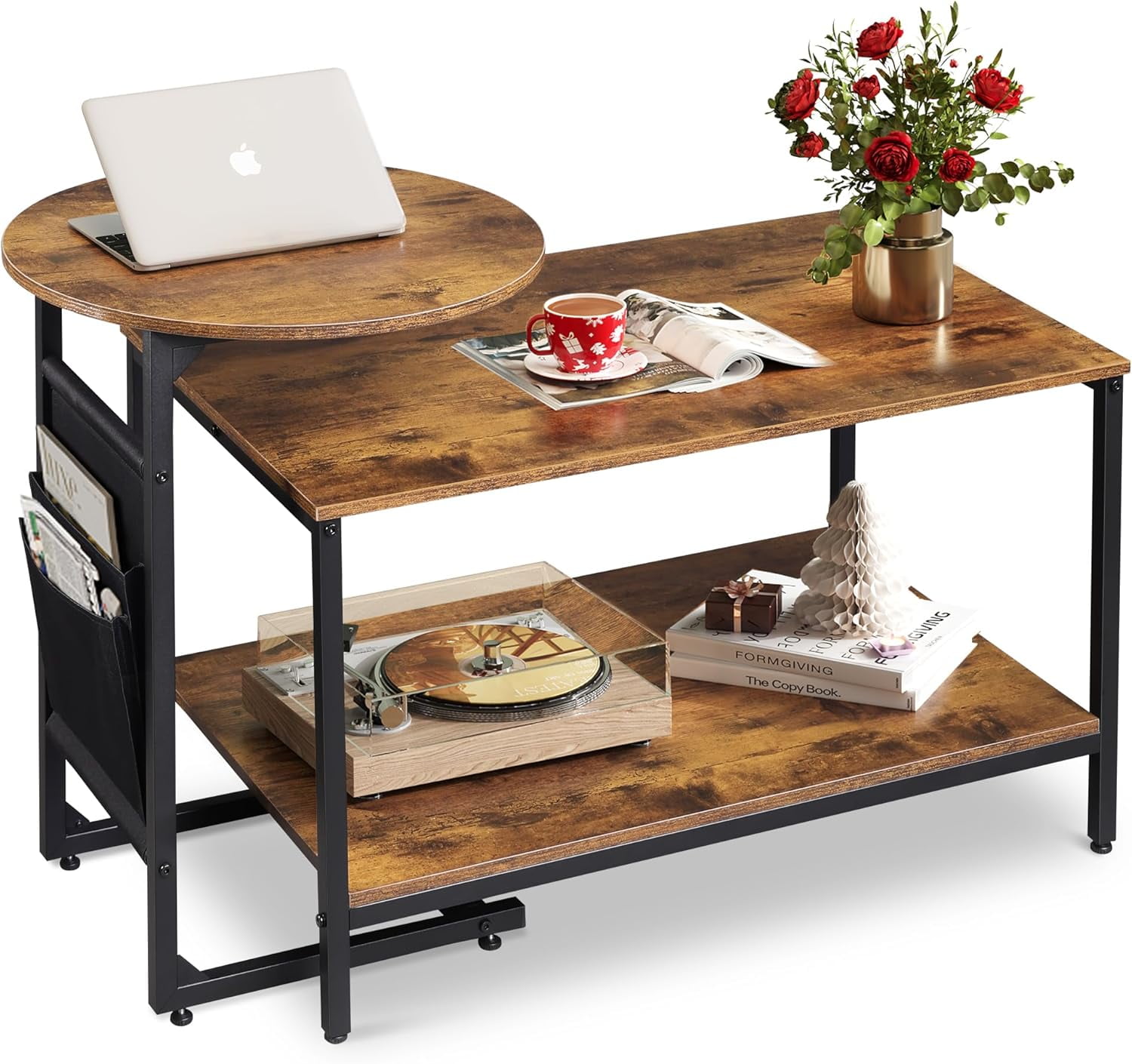 Coffee Tables for Living Room, Modern Center Table and Side Table Set ...