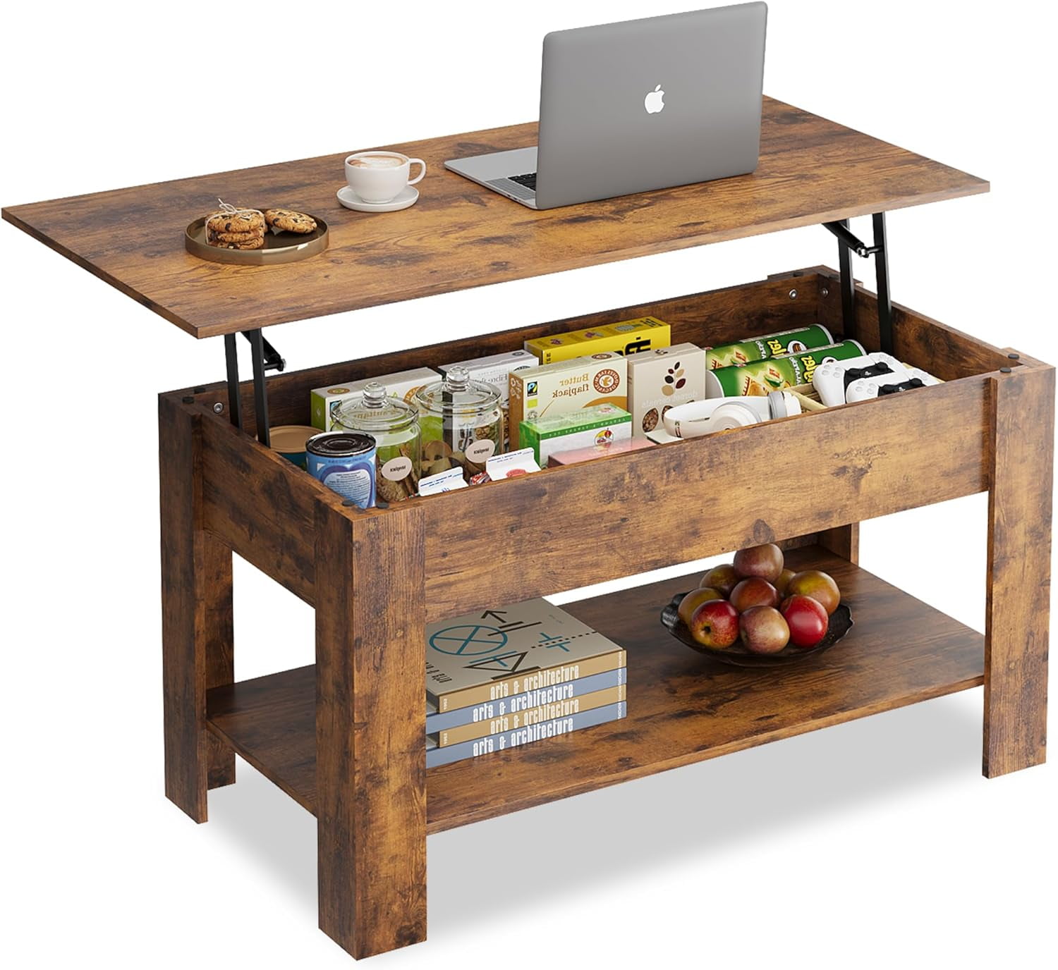 Coffee Table, 39" Lift Top Coffee Table with Hidden Compartment ...