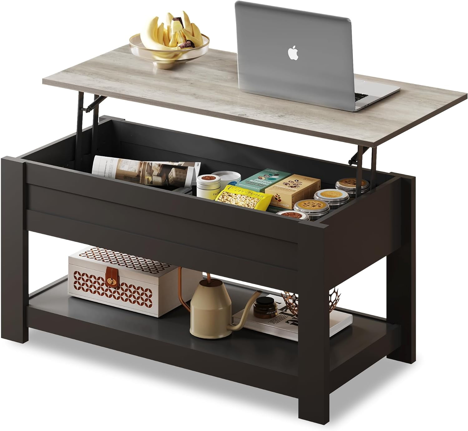Coffee Table, 39" Lift Top Coffee Table with Hidden Compartment and ...