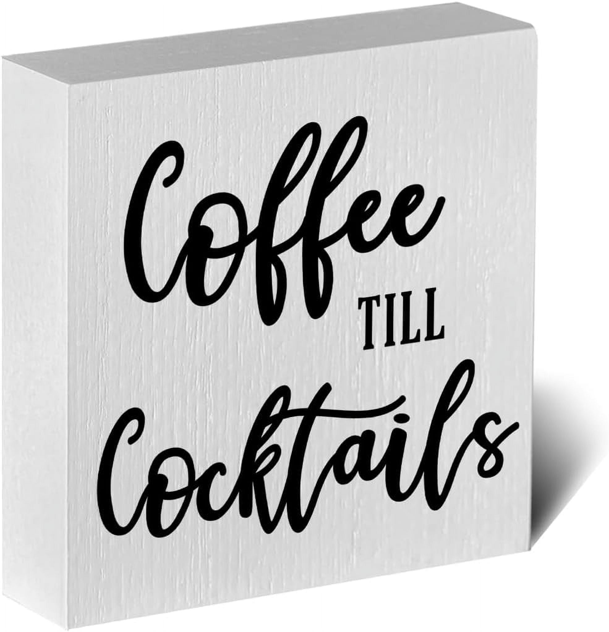 Coffee Table Decor Rustic Desk Decor Coffee Station Coffee Bar Sign ...