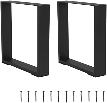 Coffee Table Legs 16 inches Modern Bench Legs Heavy Duty Metal Legs ...