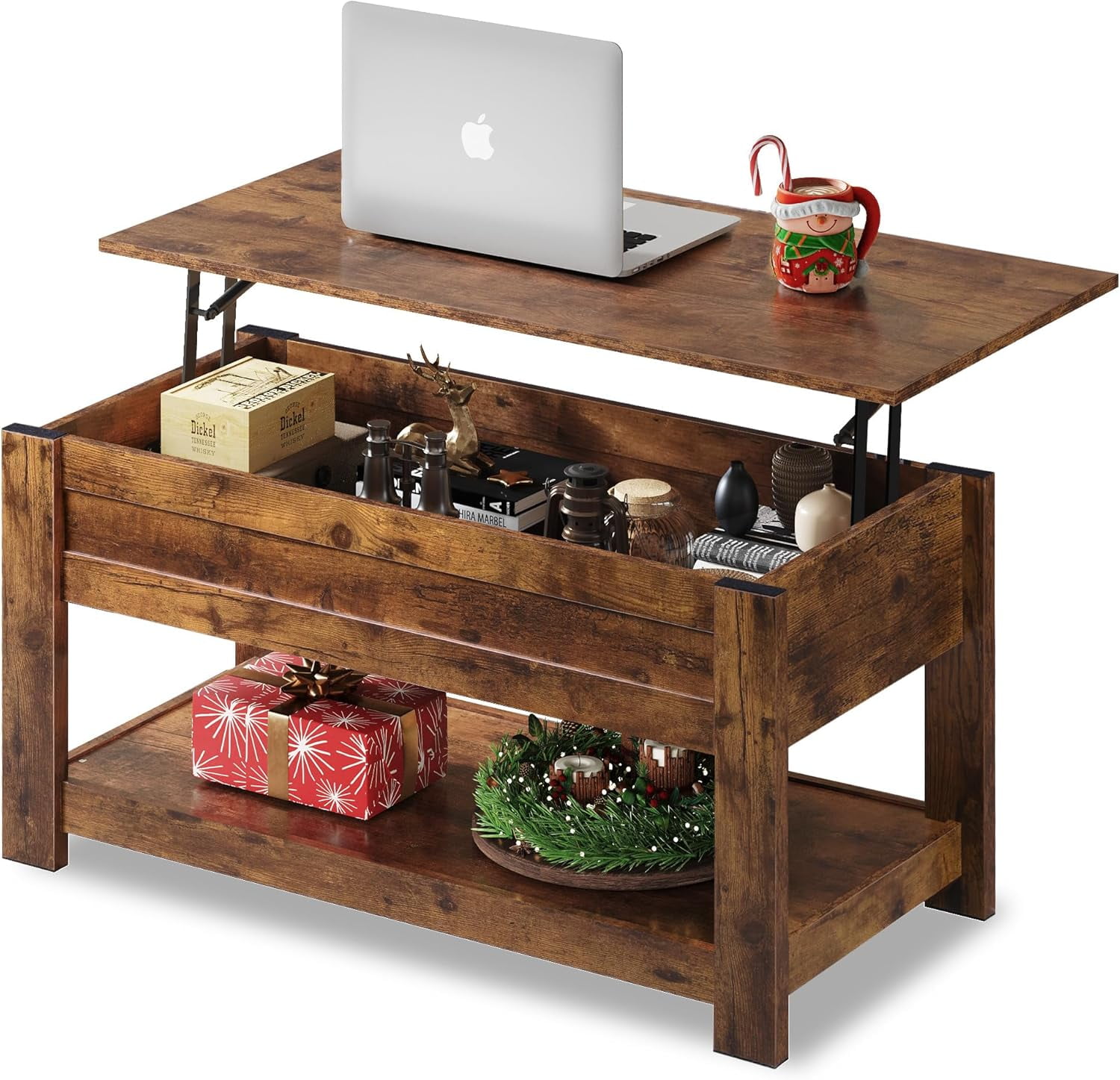 Coffee Table, Lift Top Coffee Table with Hidden Compartment and Storage ...