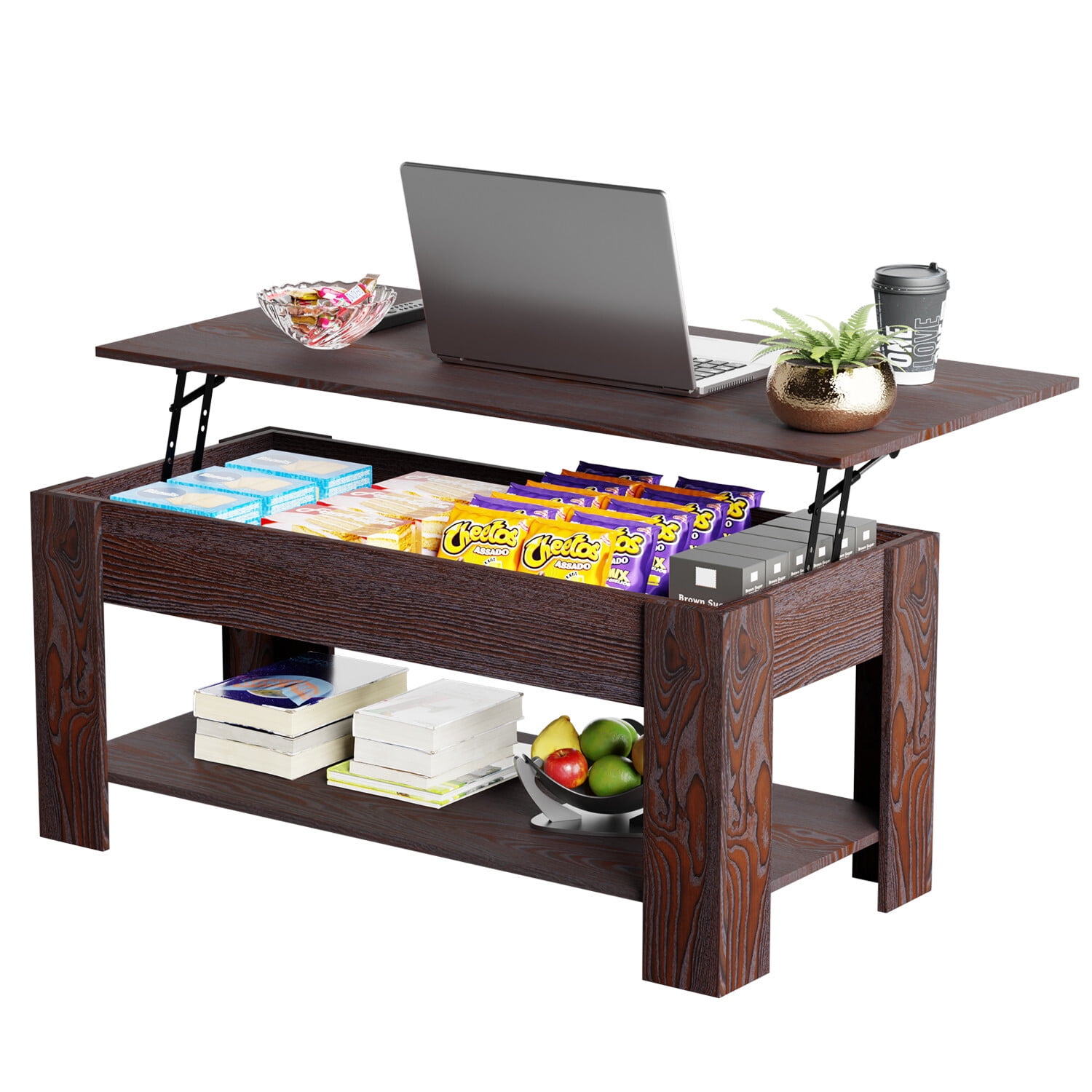 Coffee Table Lift Top Coffee Tables with Hidden Compartment and Storage ...