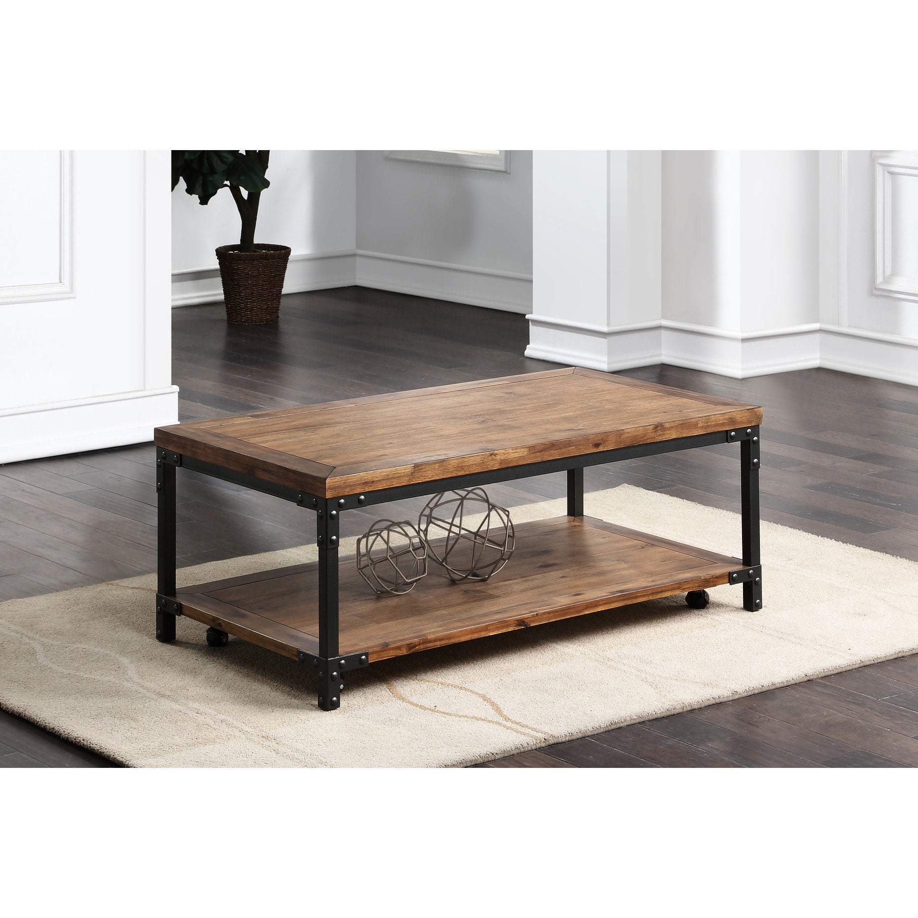 Coffee Table | Mixed Media Styling for Modern Homes | Solid Wood + MDF ...