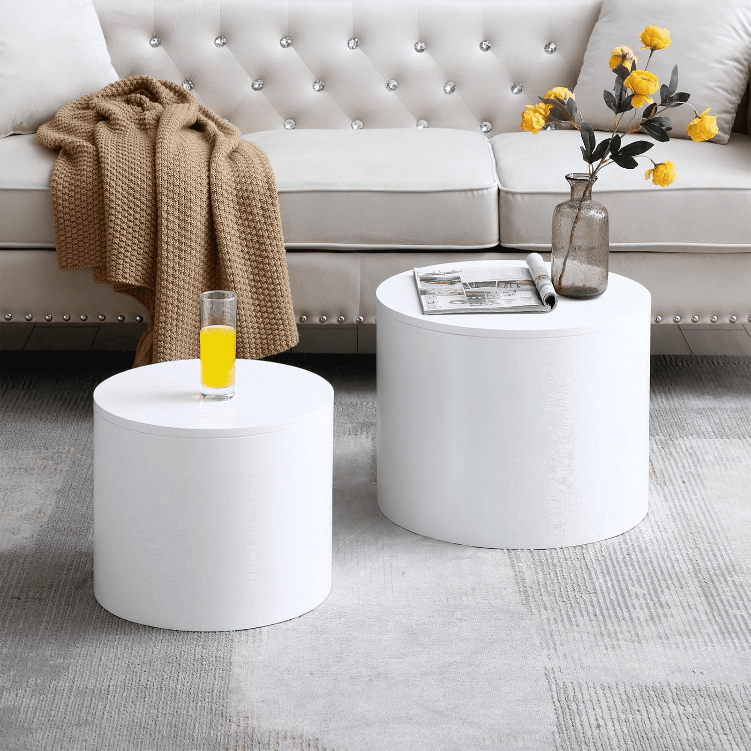 Coffee Table Nesting Coffee Table Hexagonal Side Table Hexagonal Wooden ...