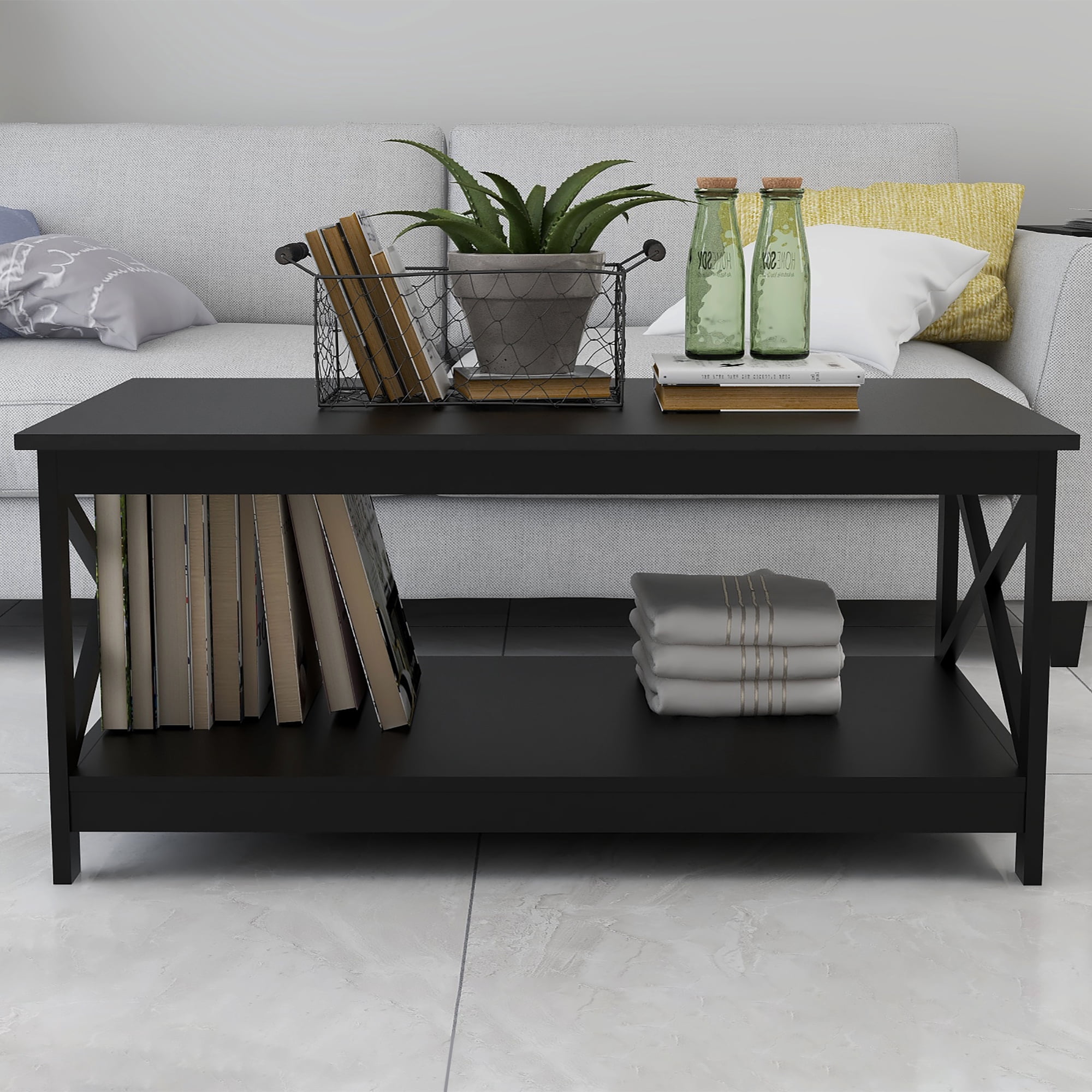 Elegant Oxford Coffee Table with Matching End Table - Easy Assembly ...