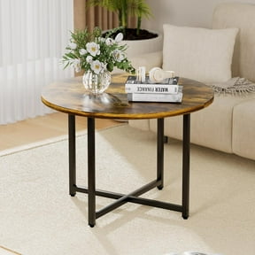 Dani Round Coffee Table Small In Black - Walmart.com