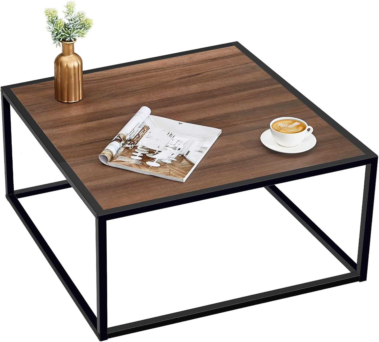 Coffee Table Small Square Coffee Table Simple Modern Center Table for ...