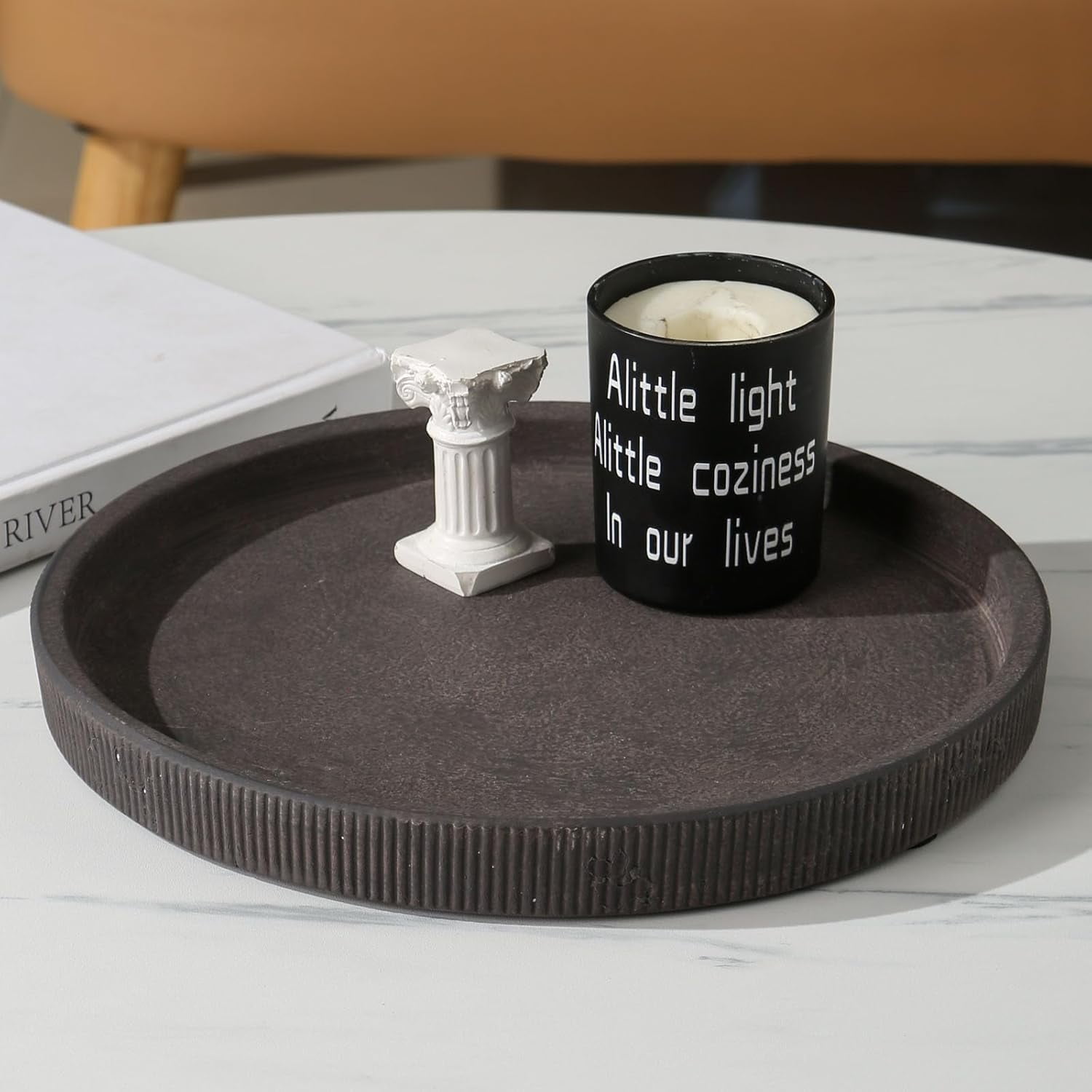 Coffee Table Tray Decor, Round Decorative Tray, Decorative Trays for ...