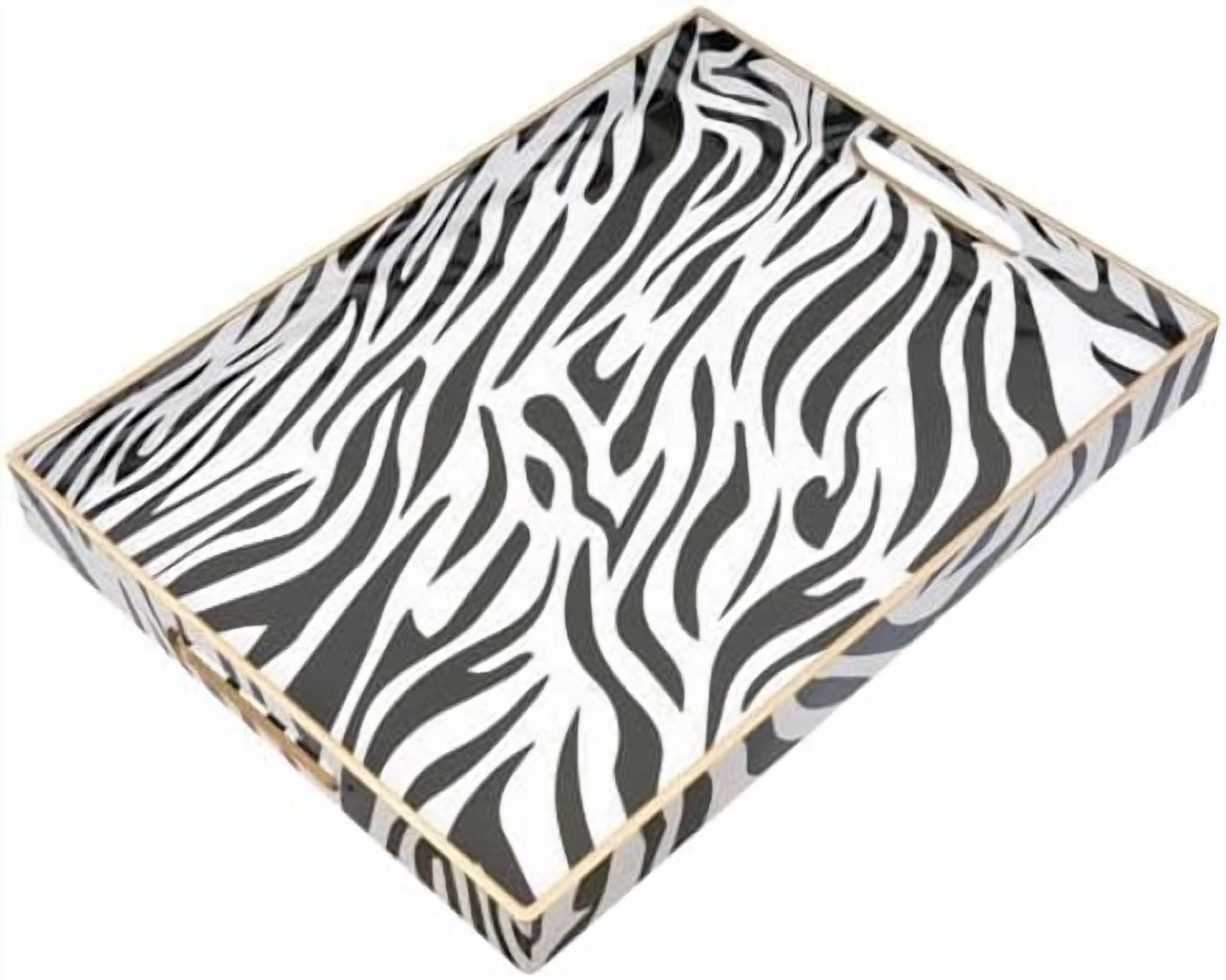 Coffee Table Tray, Serving Trays with Handles, Large Tray for Ottoman ...