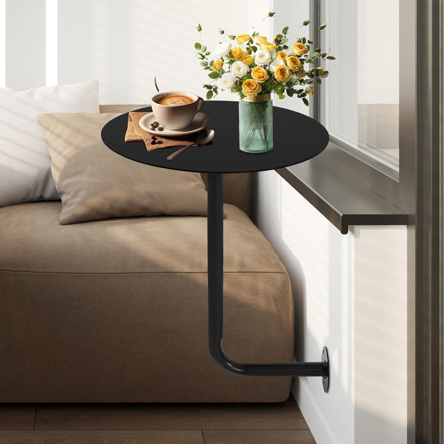 Coffee Table Wall Mounted, Wall Mounted Bar Table Pedestal Tables Round ...