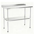 Coffee Tables 18" x 48" 18-Gauge Stainless Steel Commercial Work Table ...