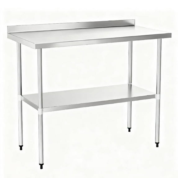 Coffee Tables 18" x 48" 18-Gauge Stainless Steel Commercial Work Table ...