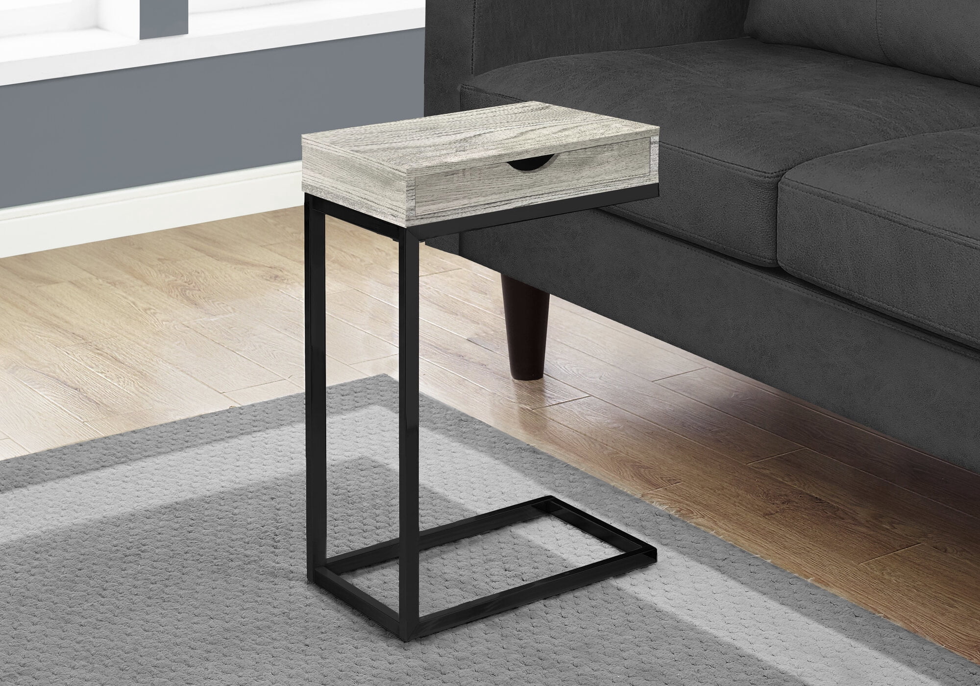 Coffee Tables Accent Table, C-shaped, End, Side, Snack, Storage Drawer ...