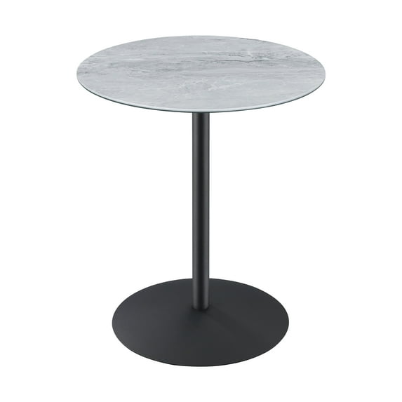 Coffee Tables Circa 17.5" End Table with Gray Marble Textured Top ...