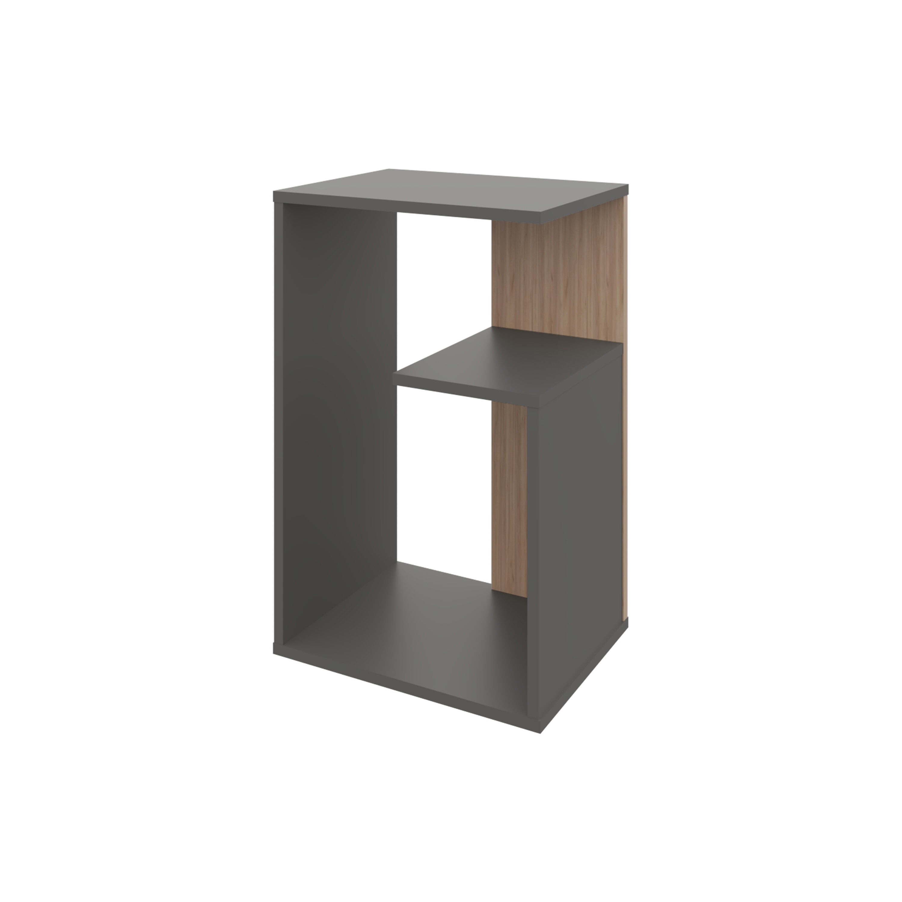 Coffee Tables FM FURNITURE Vega Side Table in Melamine with Open ...