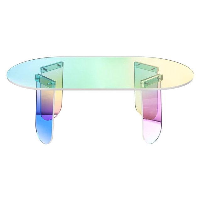 Coffee Tables Modern Accent Night Stand Iridescent Table Coffee Table ...