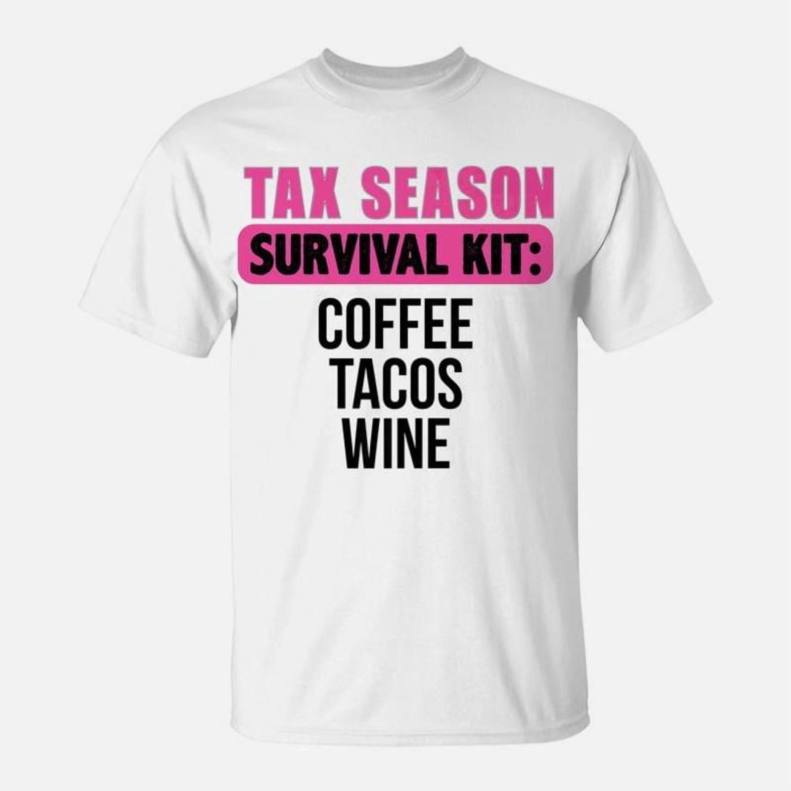 Coffee Tacos Wine Accountant Bookkeeper Funny Gift TShirt - Walmart.com