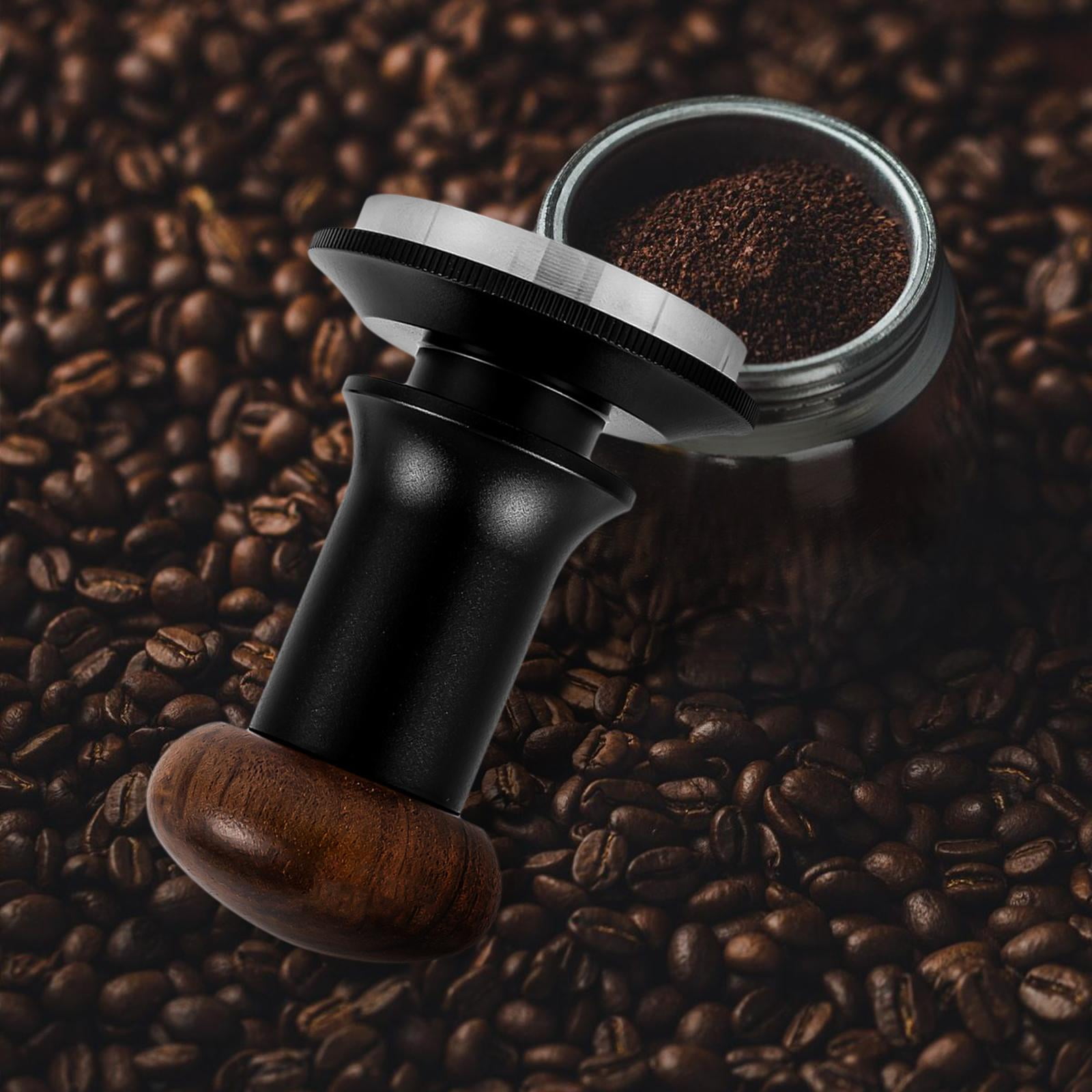 Coffee Tamper Espresso Tamper Walnut Wood Flat Base Espresso ...