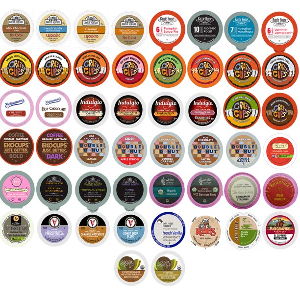 Coffee, Tea, Cider, Cappuccino and Hot Chocolate Single Serve Cups For ...