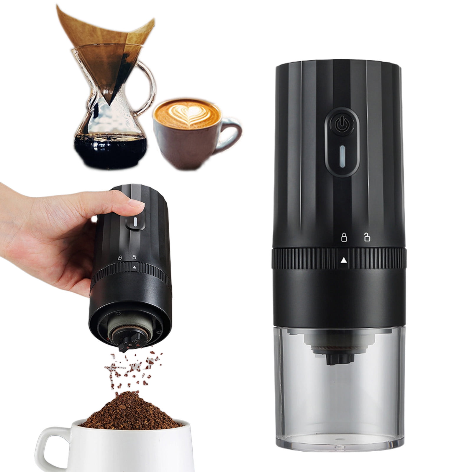 Coffee, Tea and Espresso, Easy To Carry Coffee Grinder Wireless ...