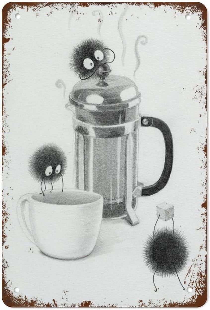 Coffee Tea Sprites Breakfast Nook Soot Sprite French Press Studio ...