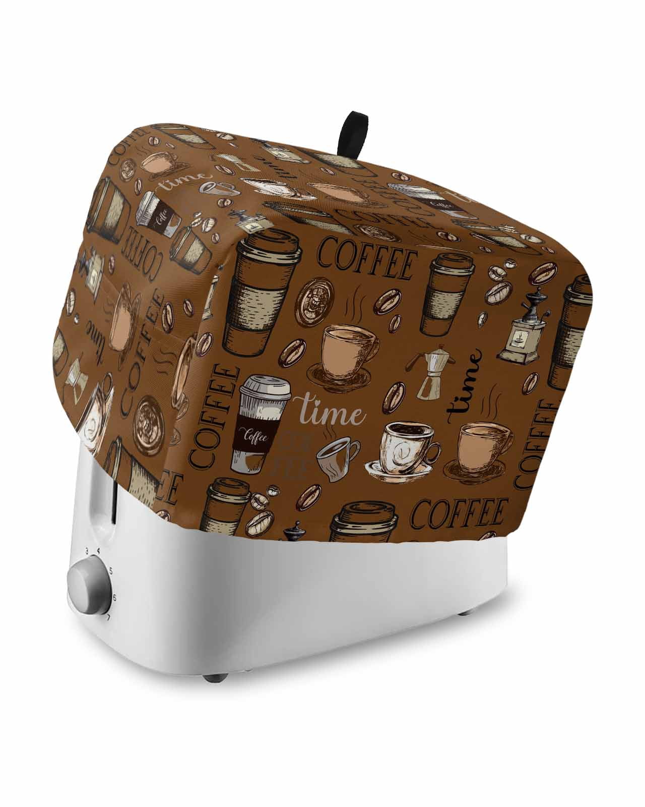 Coffee Theme Small Toaster Cover 2 Slice, Kitchen Appliance Covers ...
