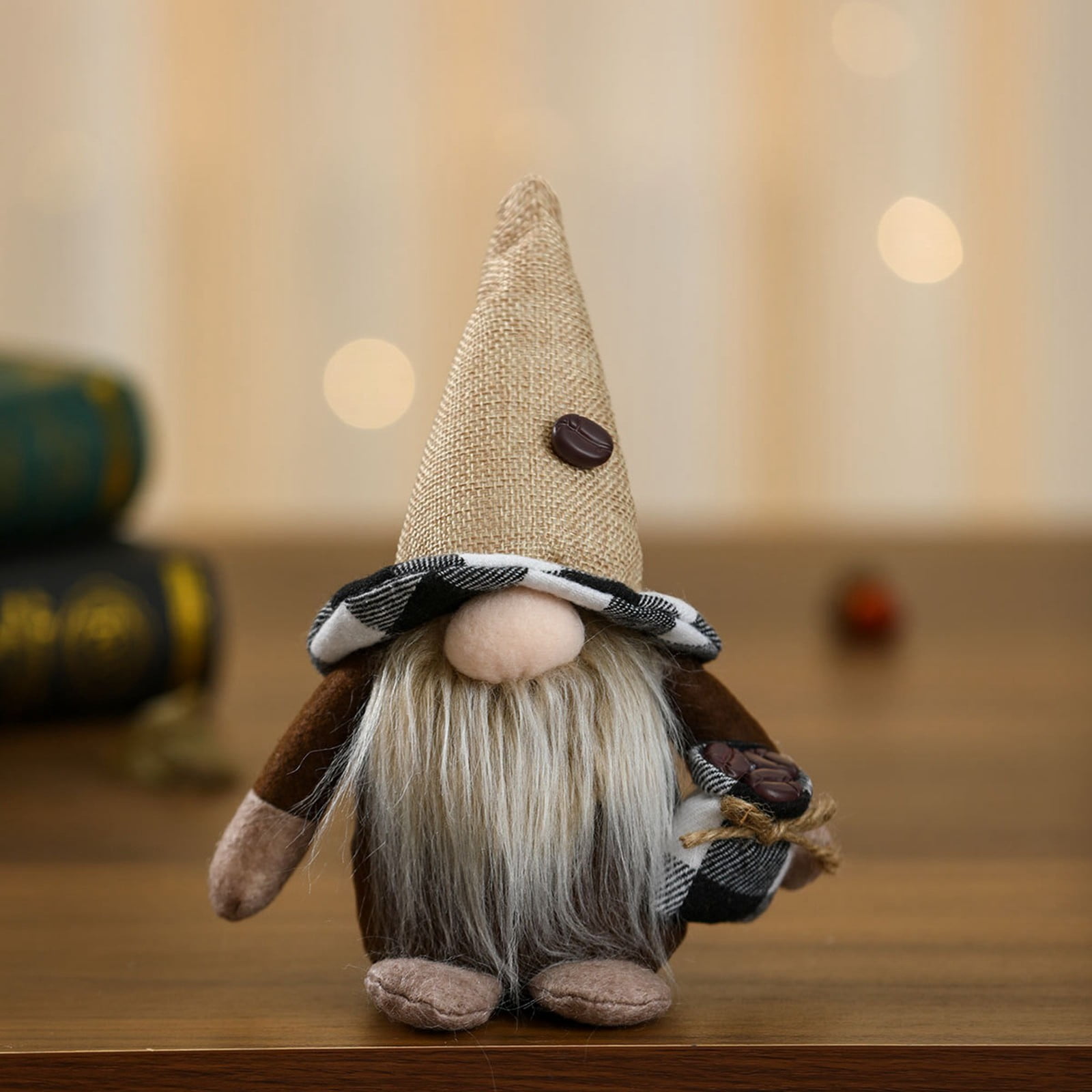 Coffee Themed Faceless Dwarf Statue Decor - With Coffee and Doll ...