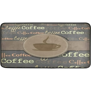 Coffee Themed Kitchen Rugs