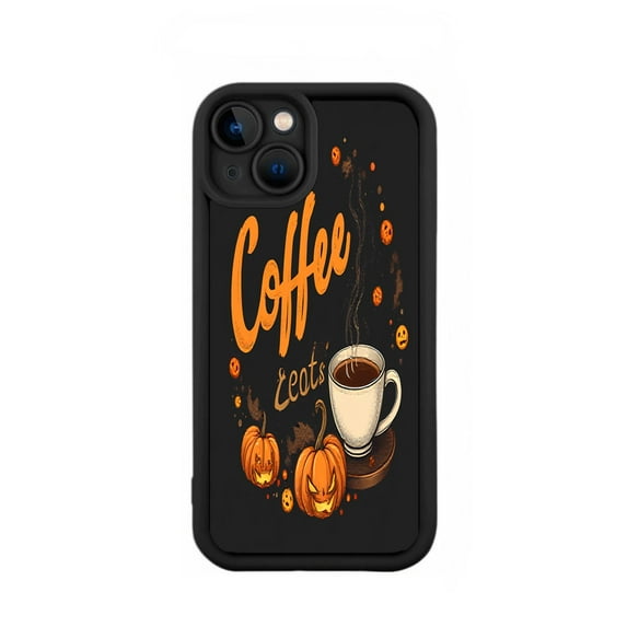 Coffee-Themed Lightweight Phone Case for iPhone 15 - Yellowing ...