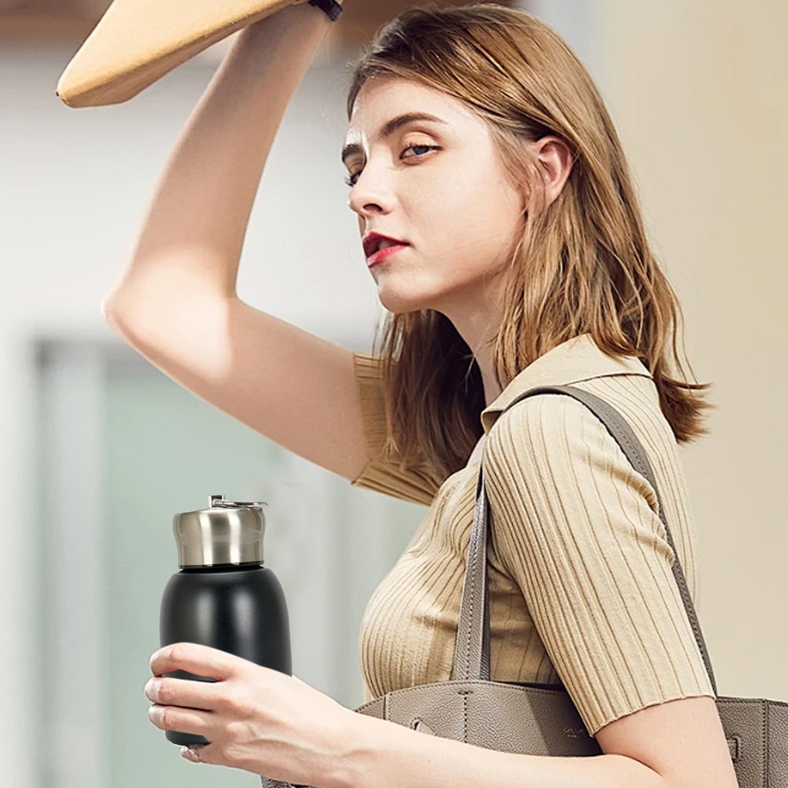 Coffee Thermal Mug Multi Color Optional Spray Plastic 304 Stainless ...