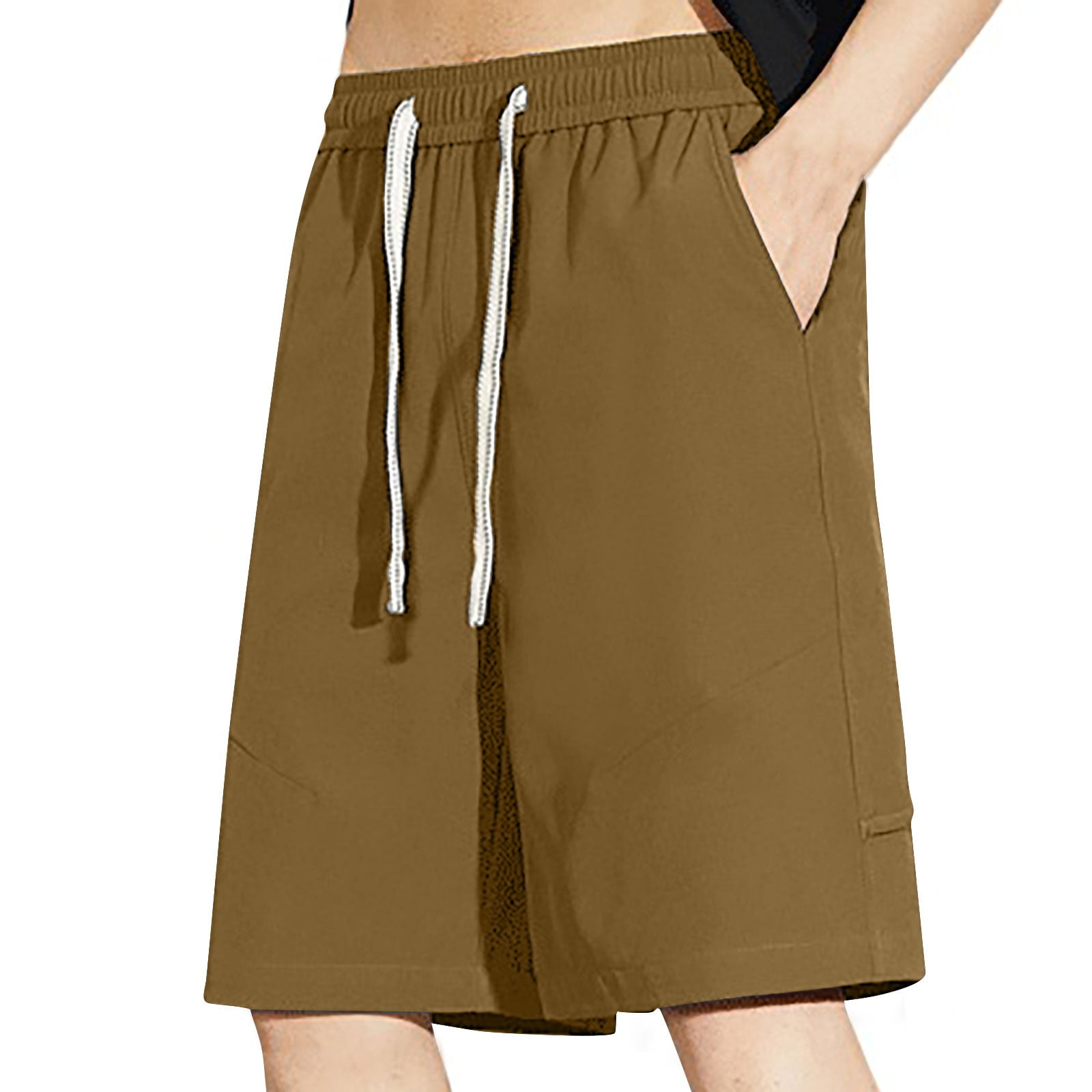 Coffee Thin Hawaiian Tropical Straight Leg Basic Work Wild Cargo Beach ...
