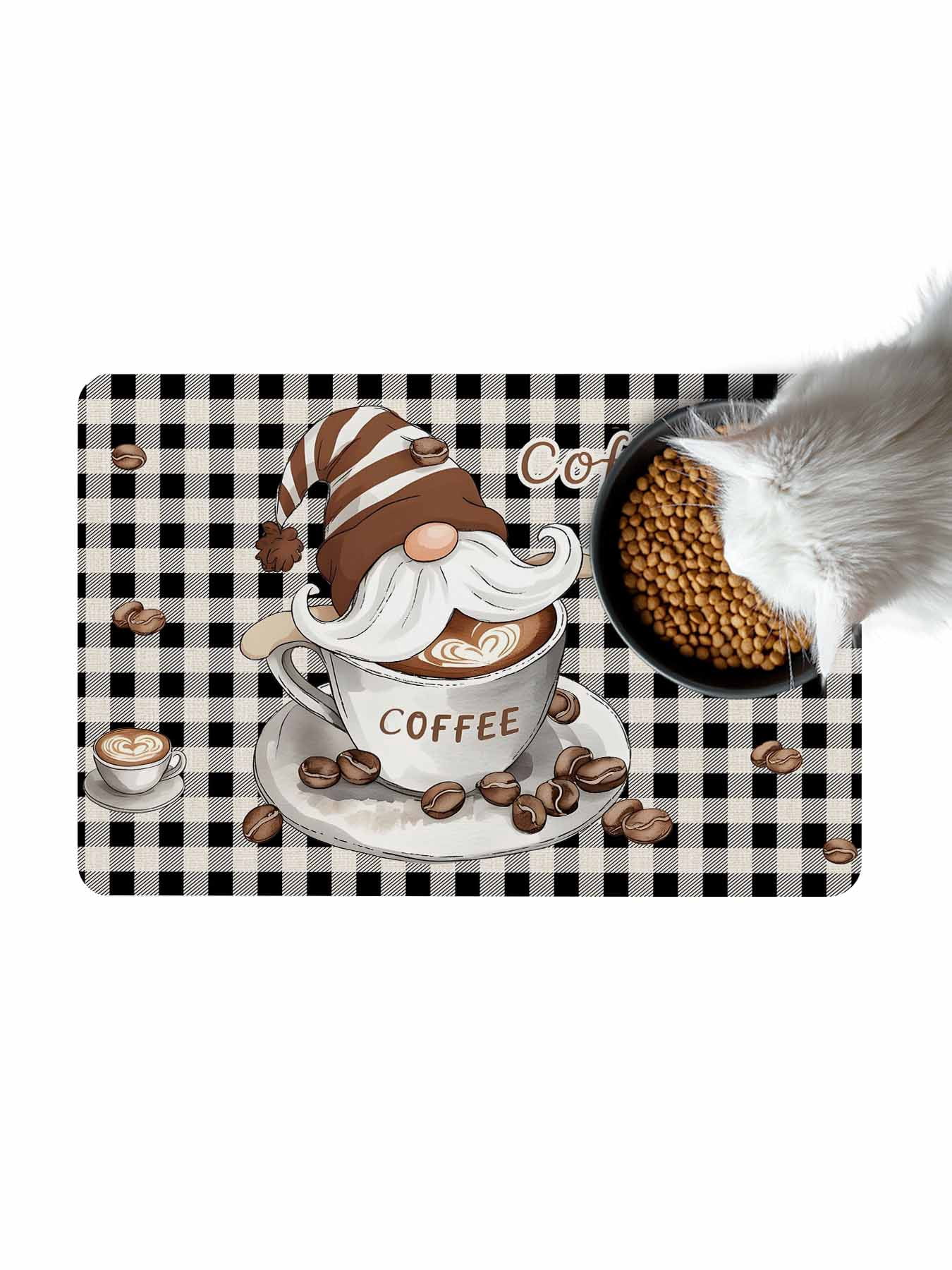 Coffee Time Doormat Non Slip Diatomaceous Earth Door Mat Absorbent ...