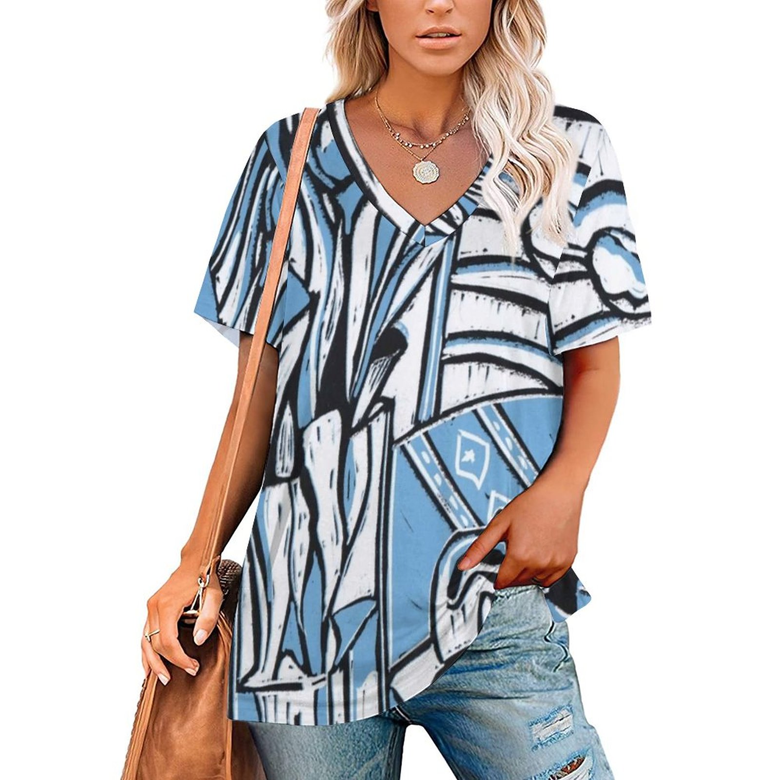 Coffee Time! New Fashion Zip Off Shoulder Top Short-Sleeve Women Shirt ...