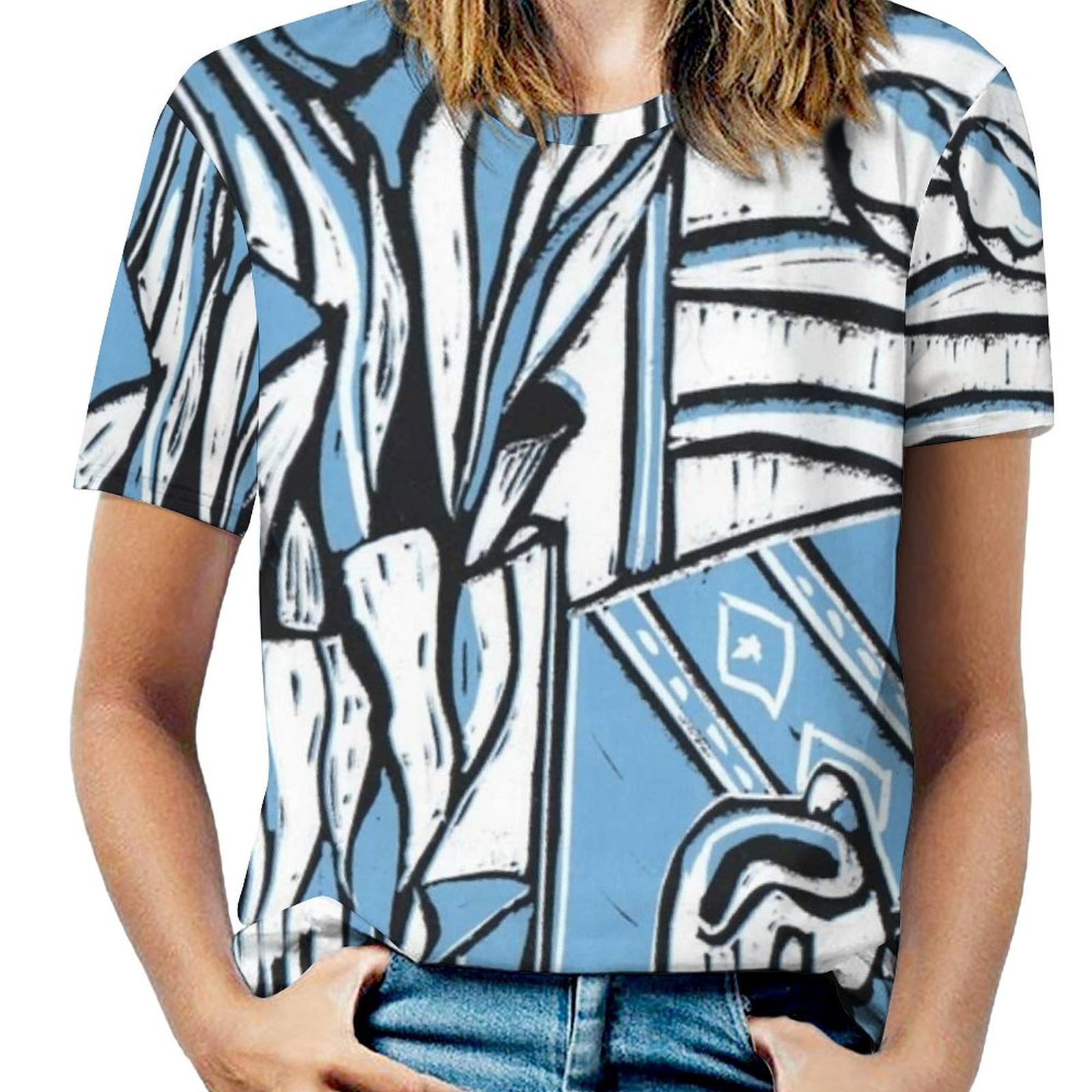 Coffee Time! New Fashion Zip Off Shoulder Top Short-Sleeve Women Shirt ...