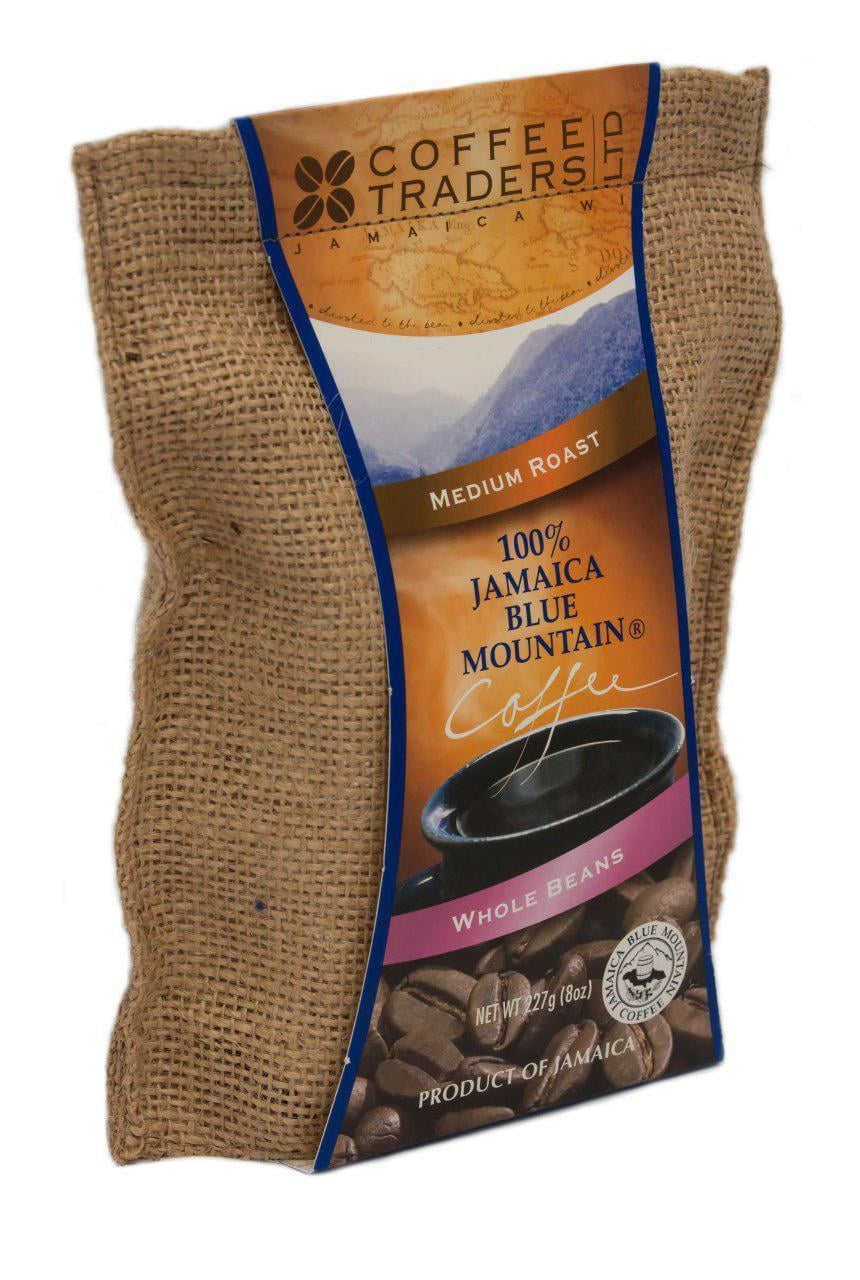 Coffee Traders Jamaican Blue Mountain Coffee, Certified Medium Roast ...