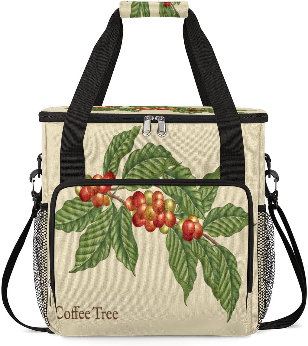 Coffee Tree Coffee Maker Carring Bag Coffee Leaf Bean Travel Carrying ...