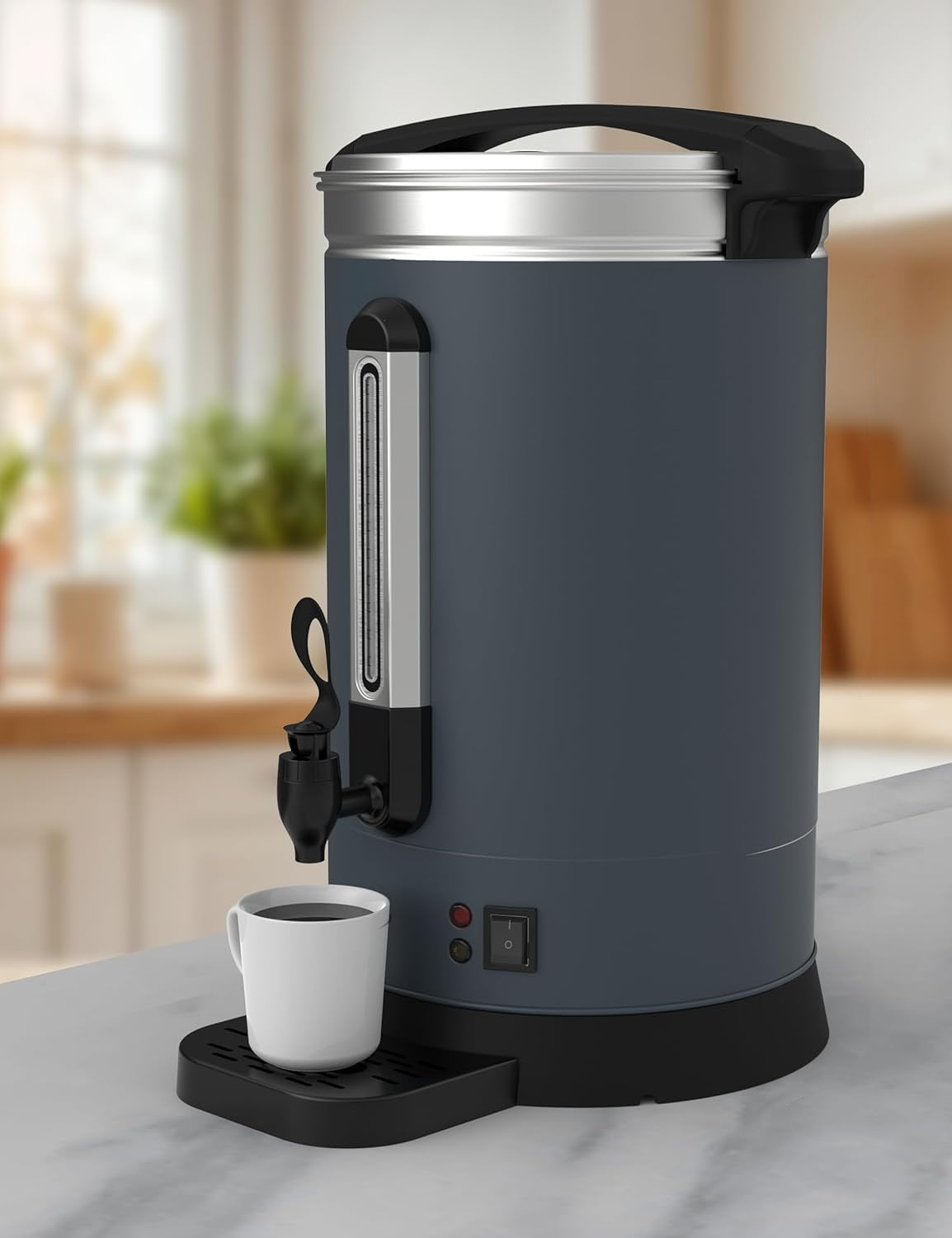 Coffee Urn, Double Wall Commerical Coffee Maker for Buffet Catering ...