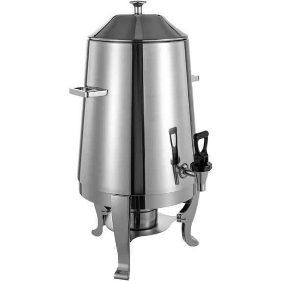 Coffee Urn With Fuel Holder, 13L Stainless Steel Beverage Dispensers ...
