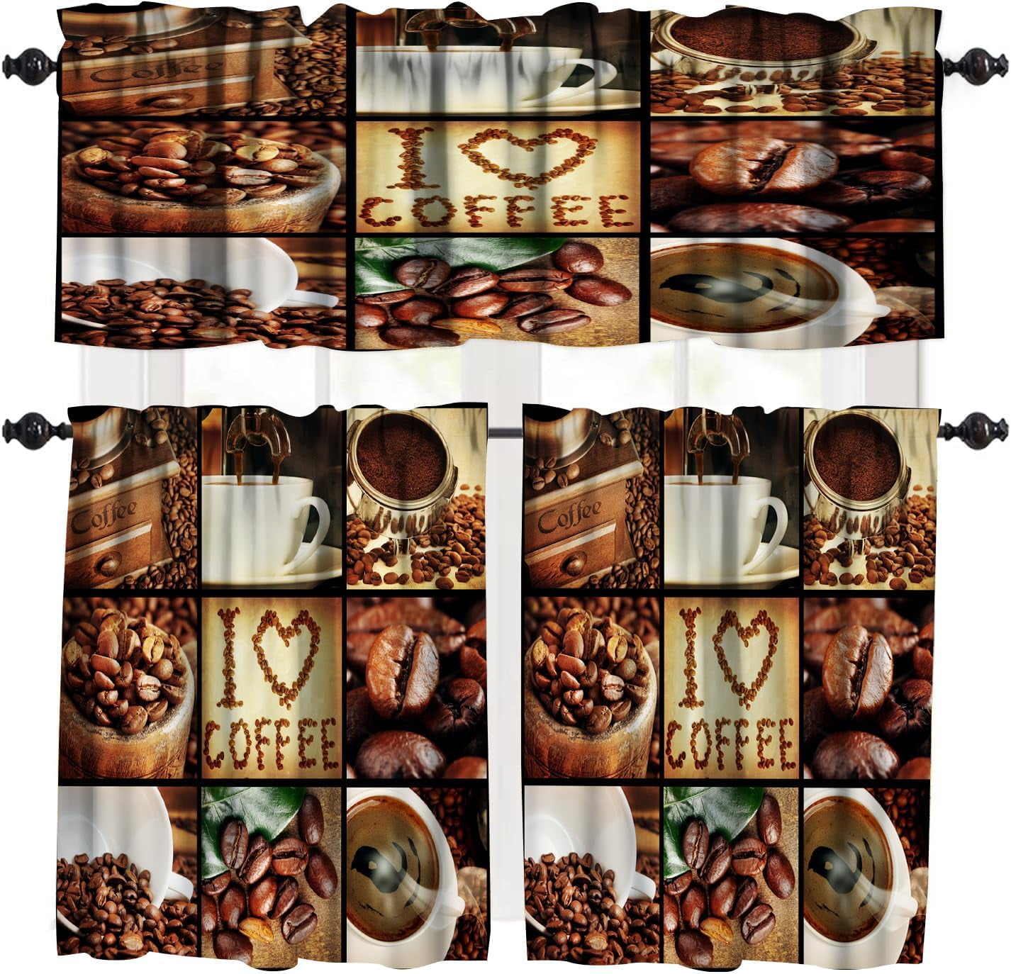 Coffee Valance, Coffee Concept Collage I Love Coffee Theme Roasted ...